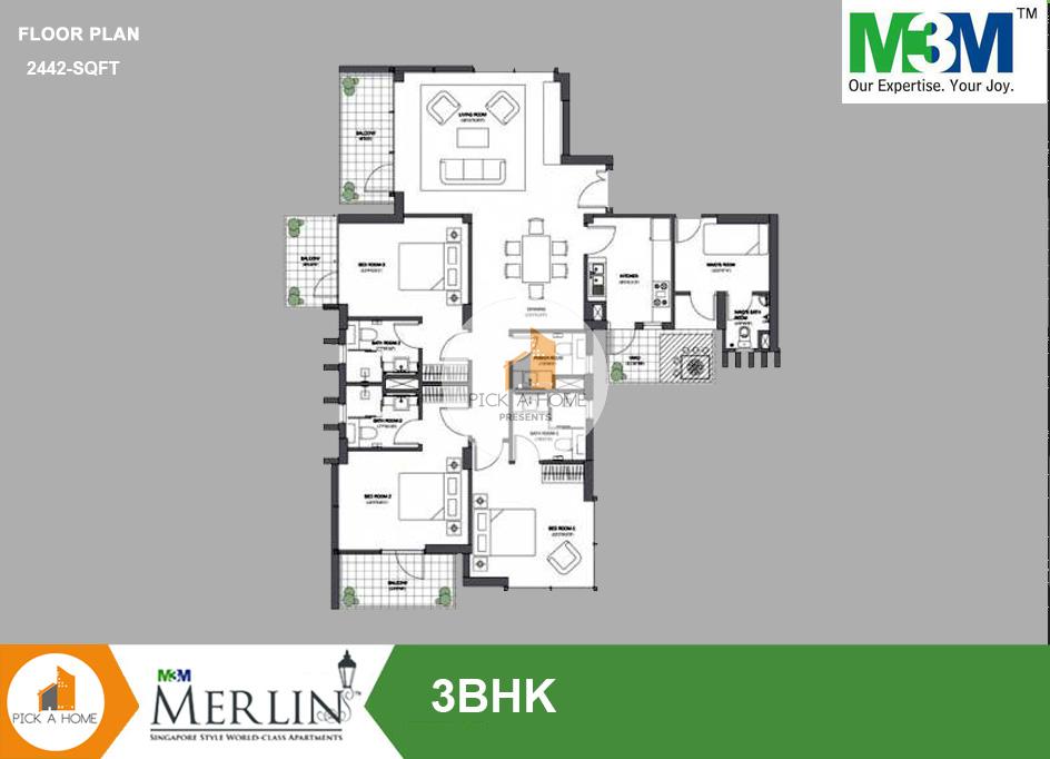 M3M MERLIN : Builder Project
