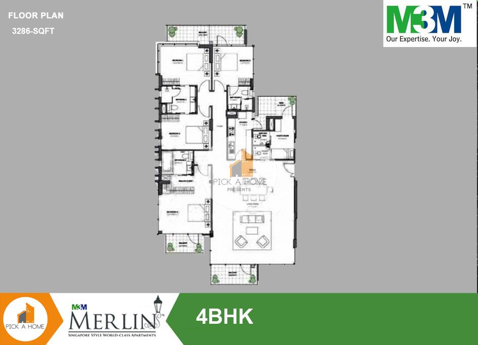 M3M MERLIN : Builder Project